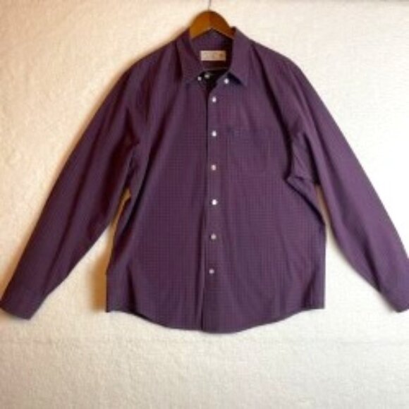 Abercrombie & Fitch | Shirts | Abercrombie Fitch Mens Xxl Navyburgundy ...